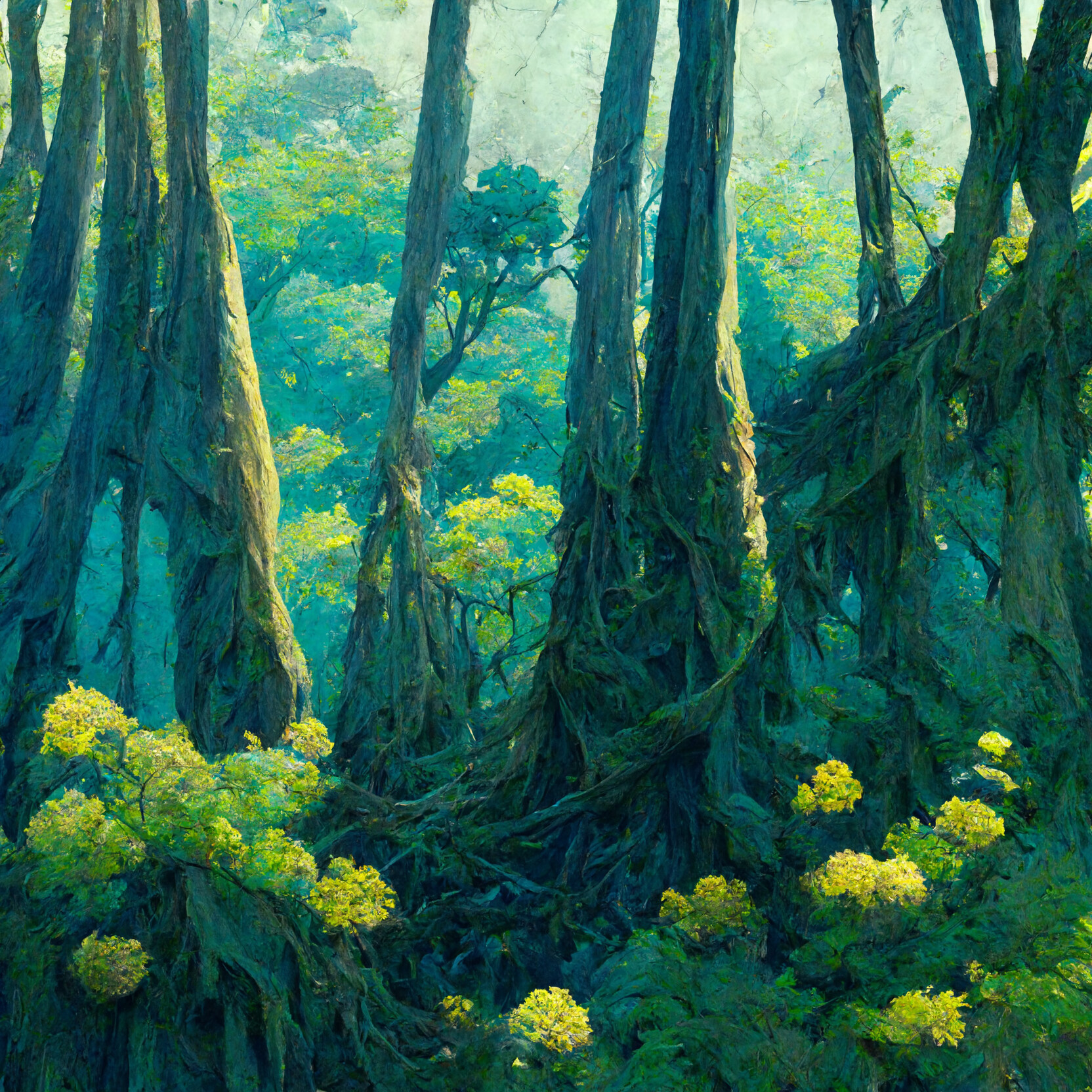 ArtStation - exotic toxic forest 2