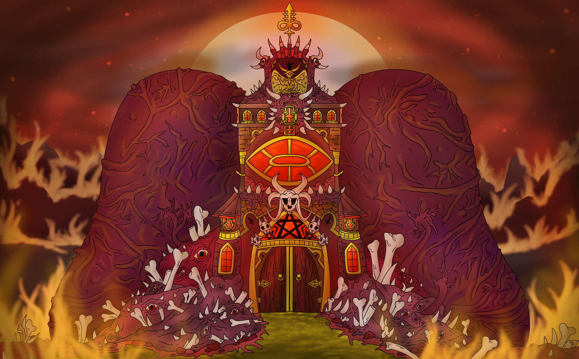 ArtStation - Demonic Church