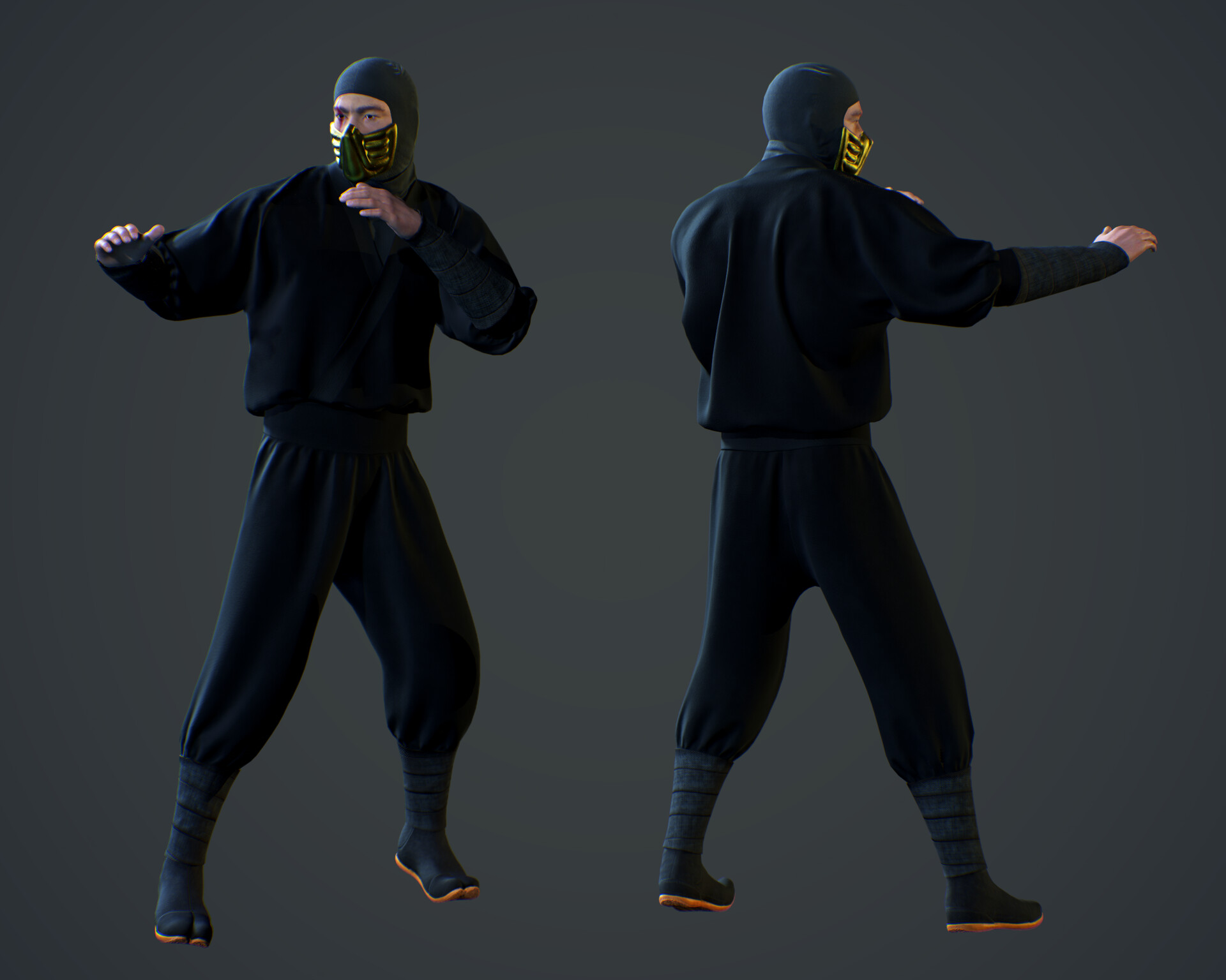 ninja fighting moves