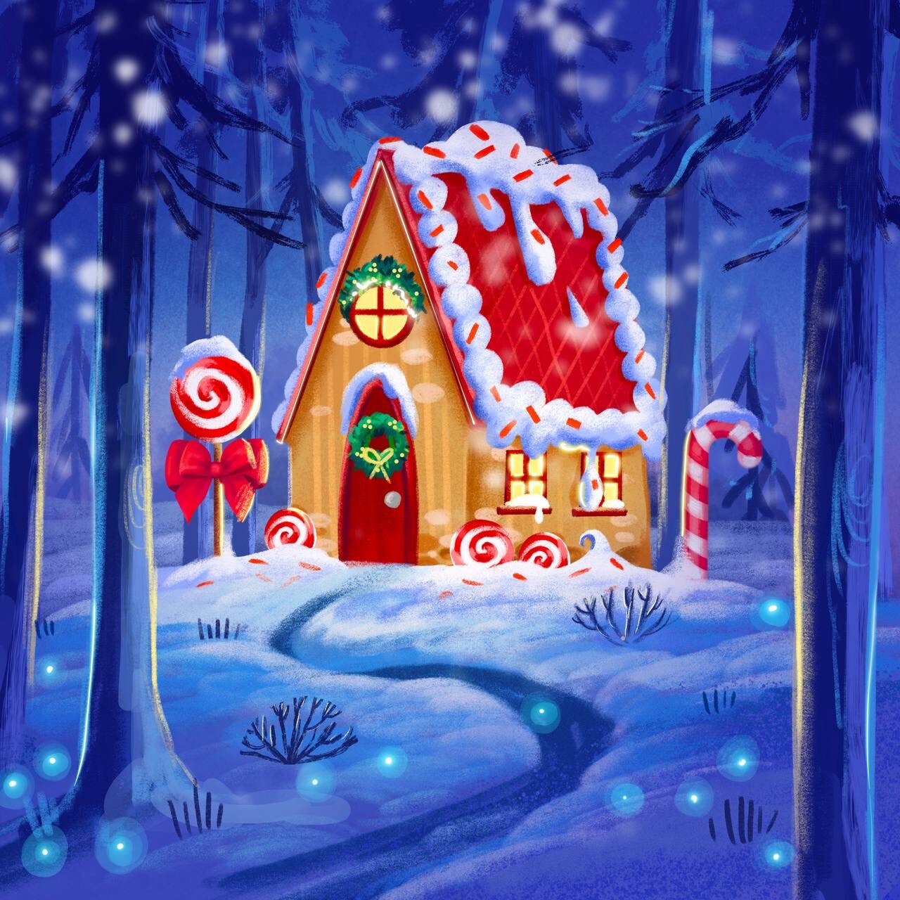 ArtStation - New year night