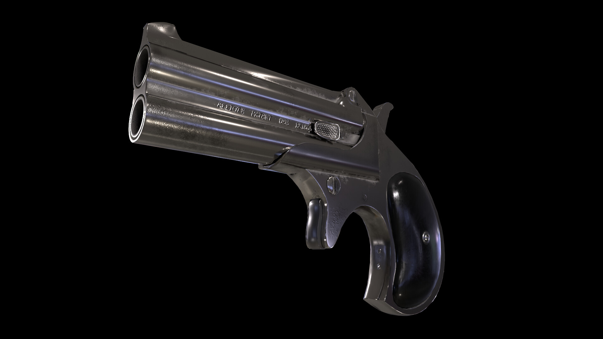 ArtStation - Remington Derringer 22.