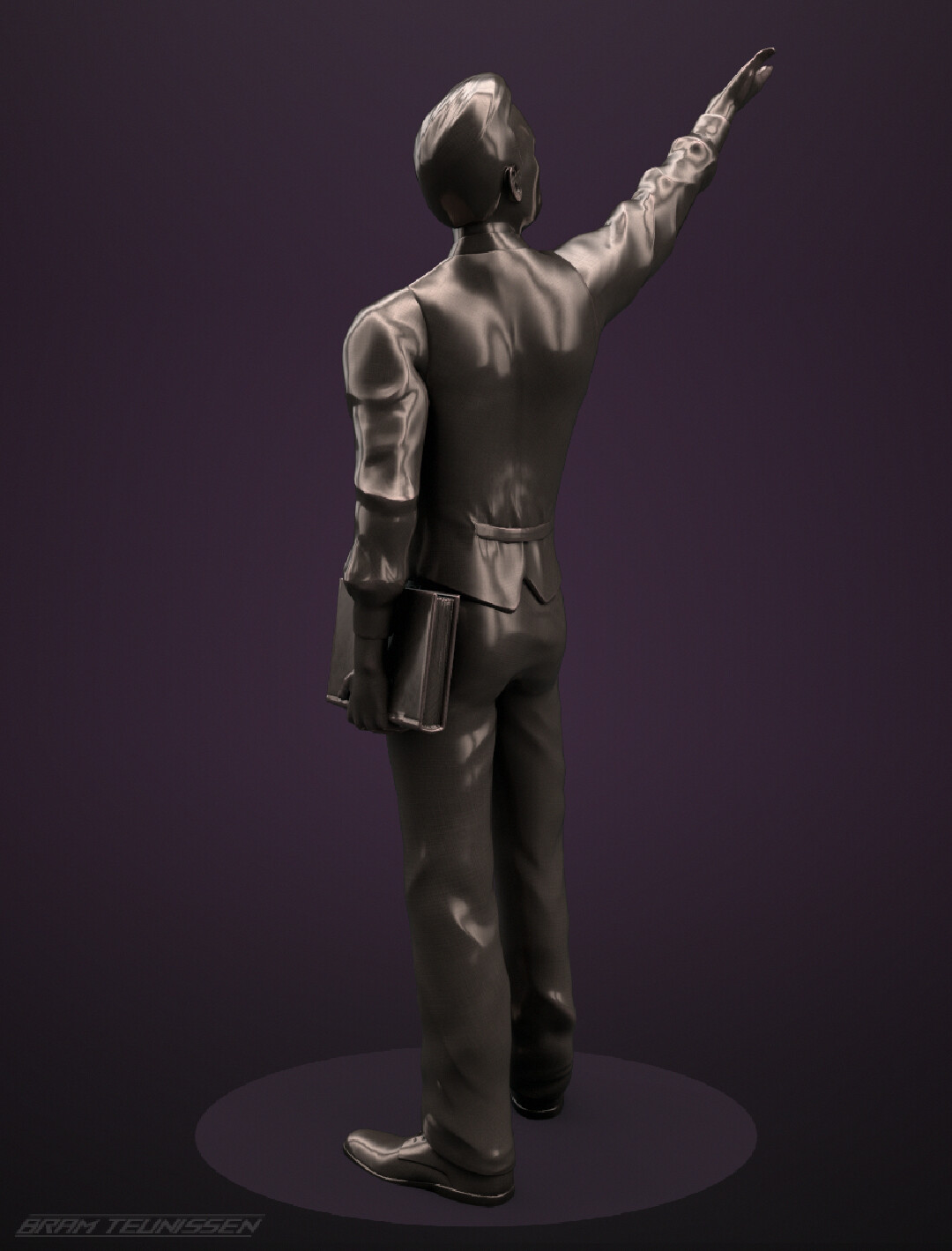 Bram Teunissen - Visionary Statue - Concept Sculpt