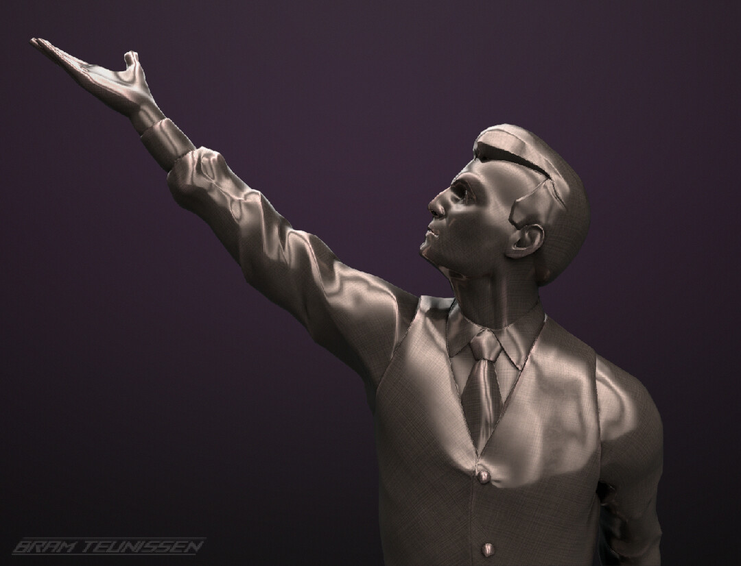 Bram Teunissen - Visionary Statue - Concept Sculpt