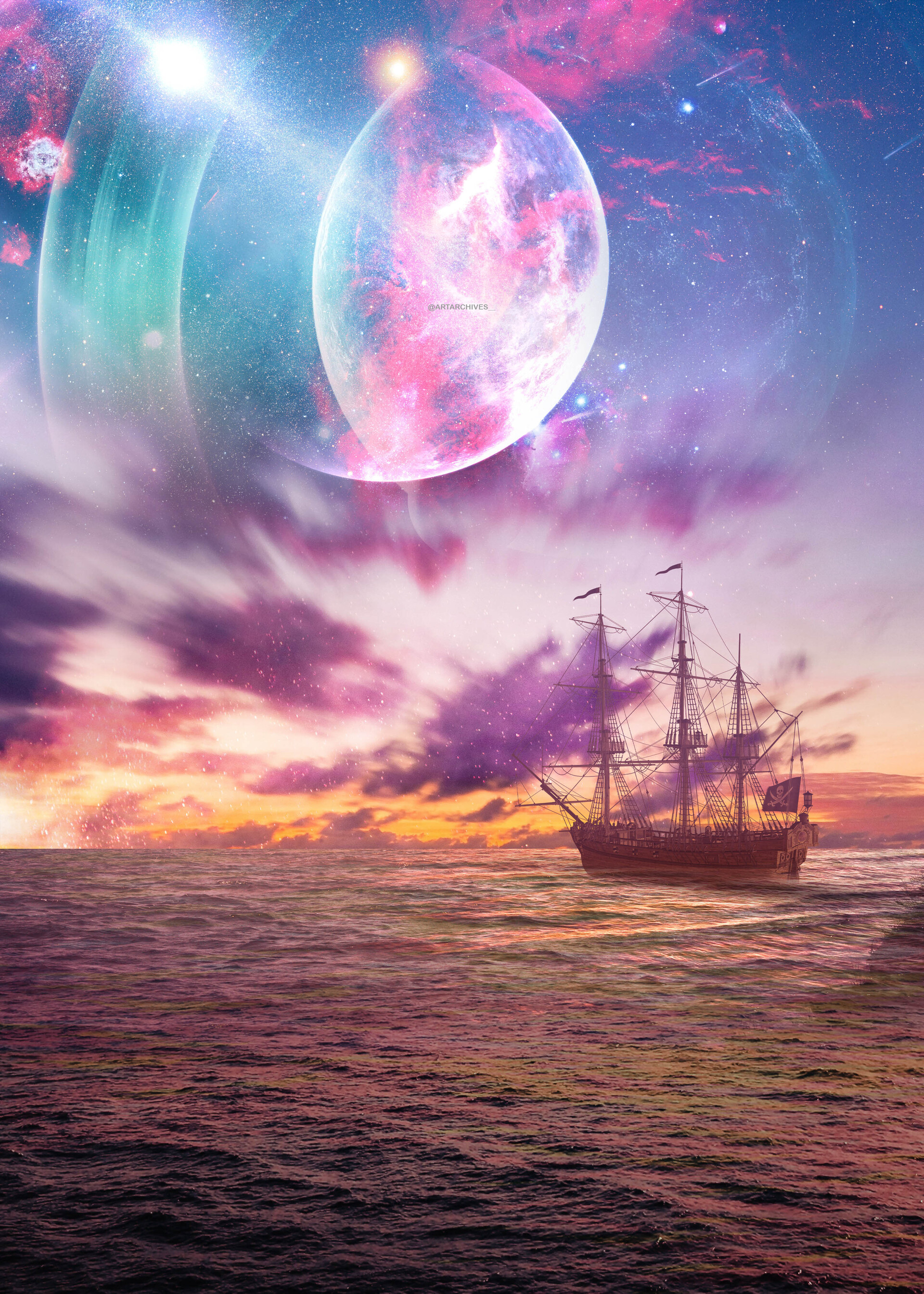 ArtStation - Sailing into the Stars