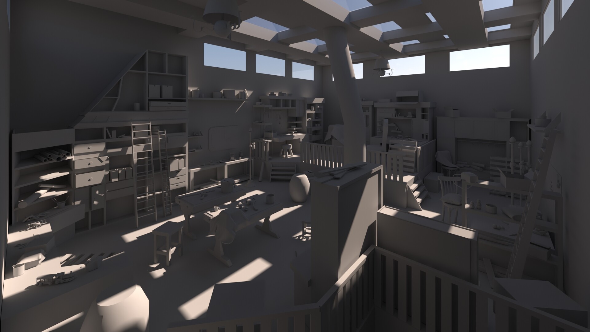 ArtStation - Klaus' Workshop | Personal project