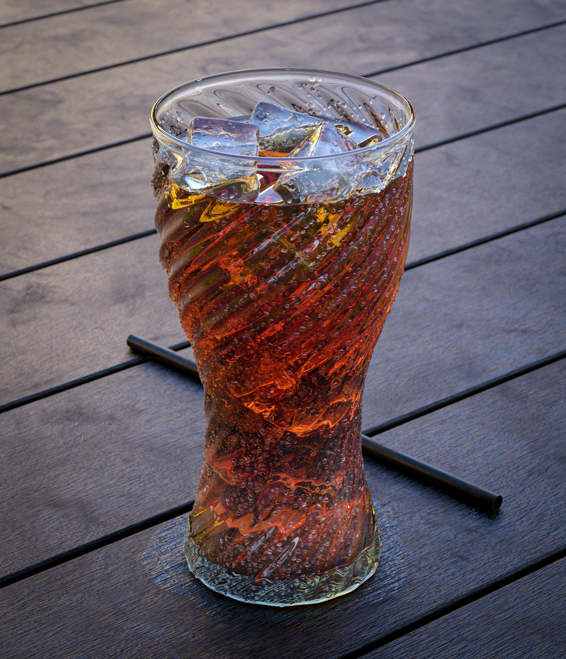 ArtStation - glass of soda