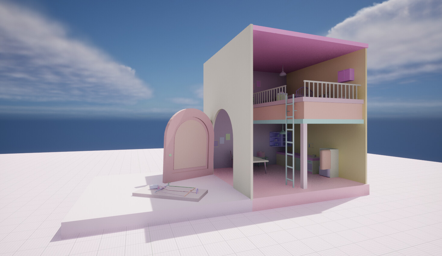 ArtStation - Mouse House by Ahmed Suoamra