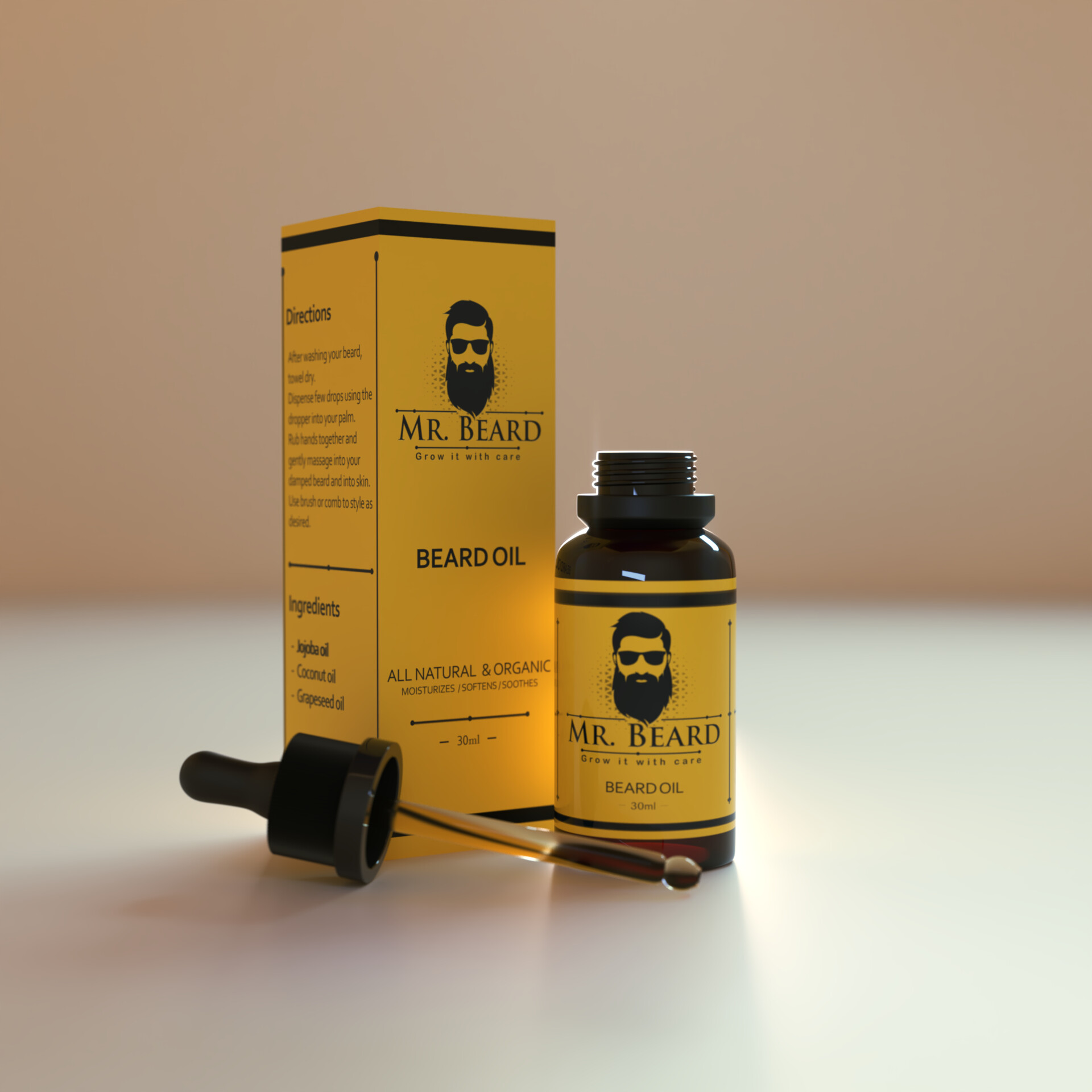 ArtStation - Mr, Beard |3D Product Visualization