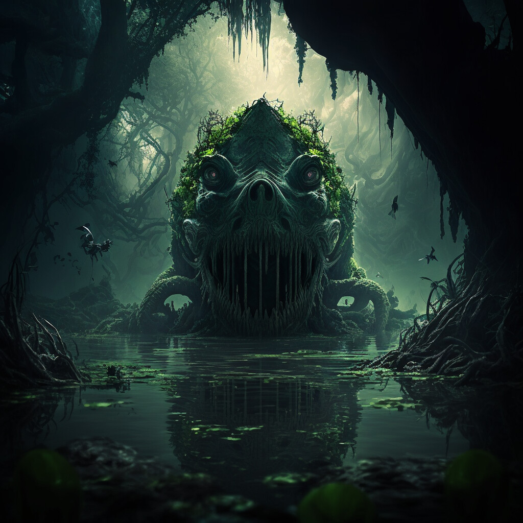 ArtStation - Amazing and mystical worlds of Lovecraft: Rotting swamps V1