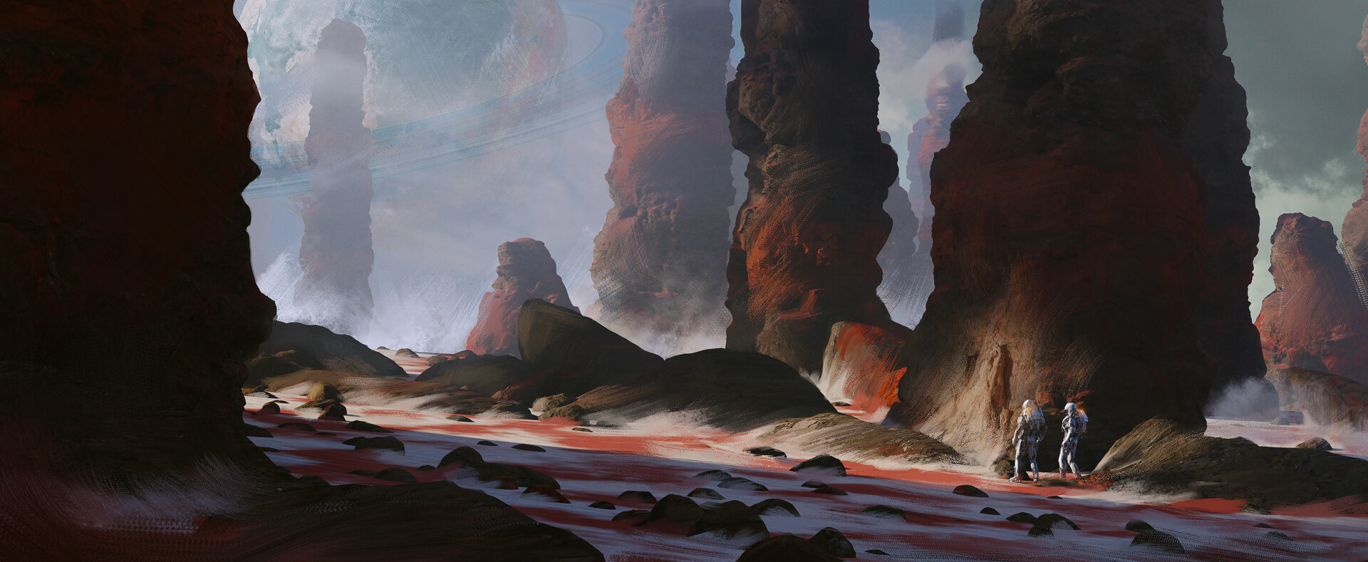 ArtStation - Cinnabar Desert Spires