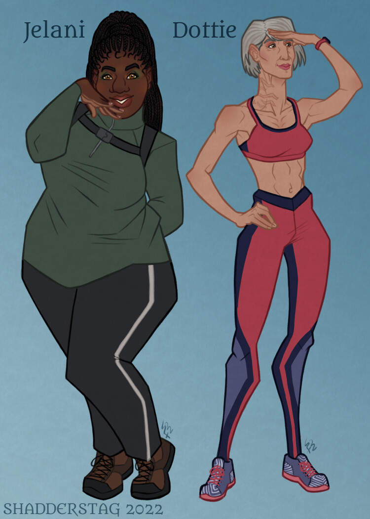 ArtStation - Jelani and Dottie