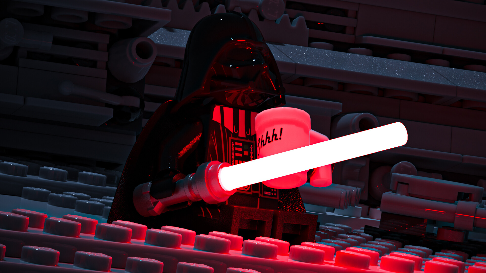 ArtStation - Vader on holiday!