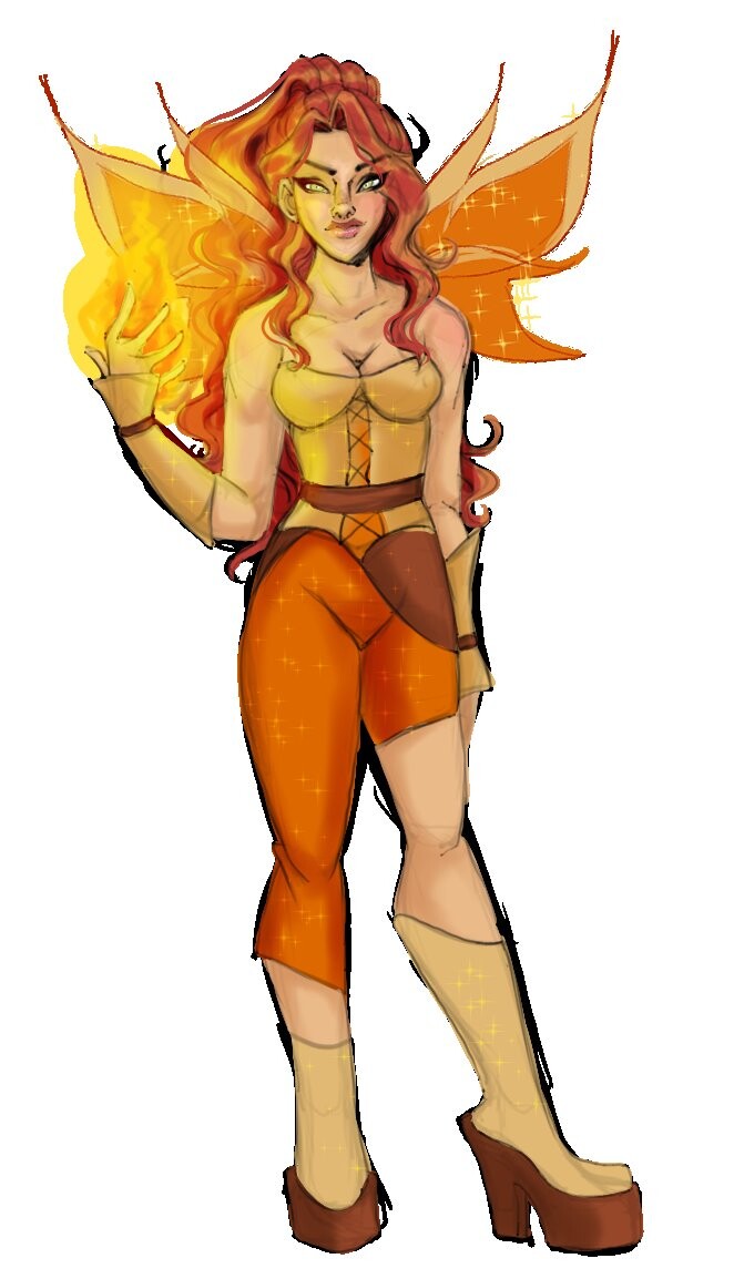 ArtStation - Flame Fairy of Vulcans