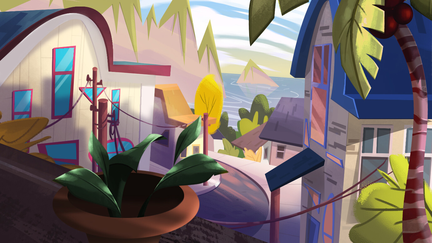 ArtStation - Personal Cartoon Background