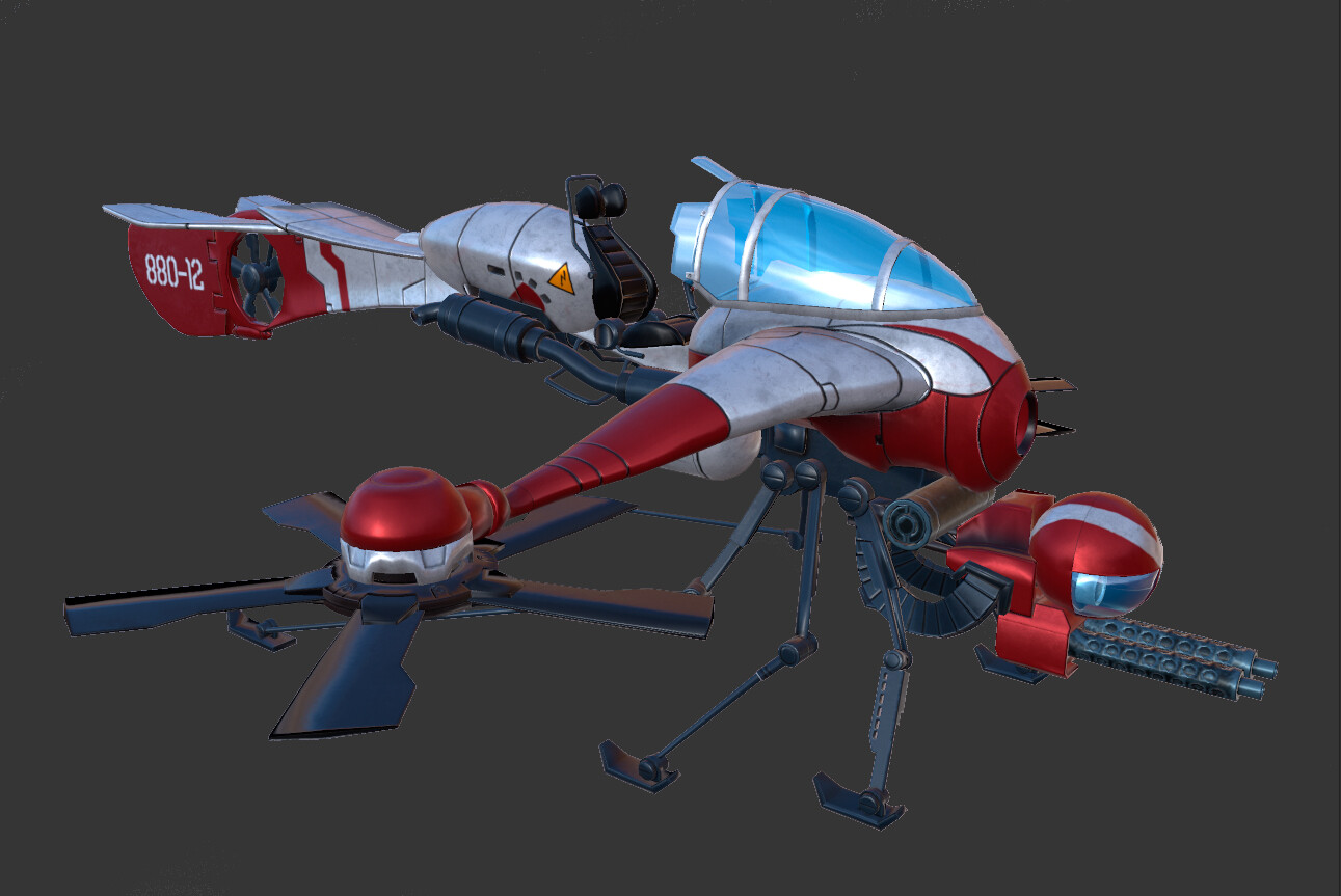 ArtStation - Dragonfly Jetbike