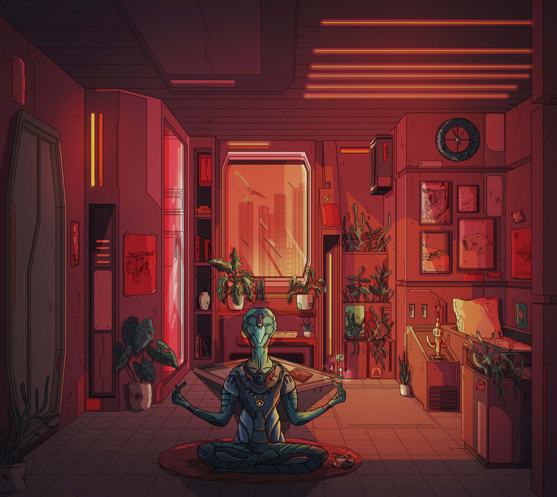 ArtStation - Alien Room