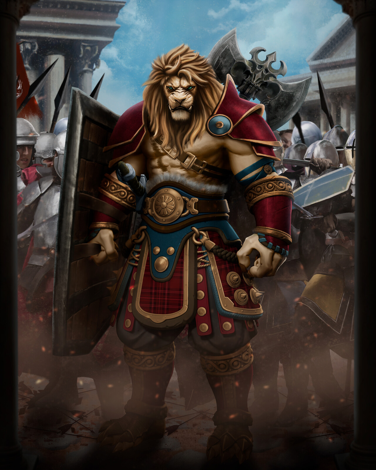 JHArt - Lion Warrior