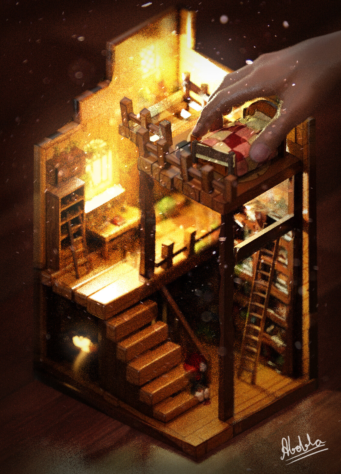 ArtStation - Isometric diorama