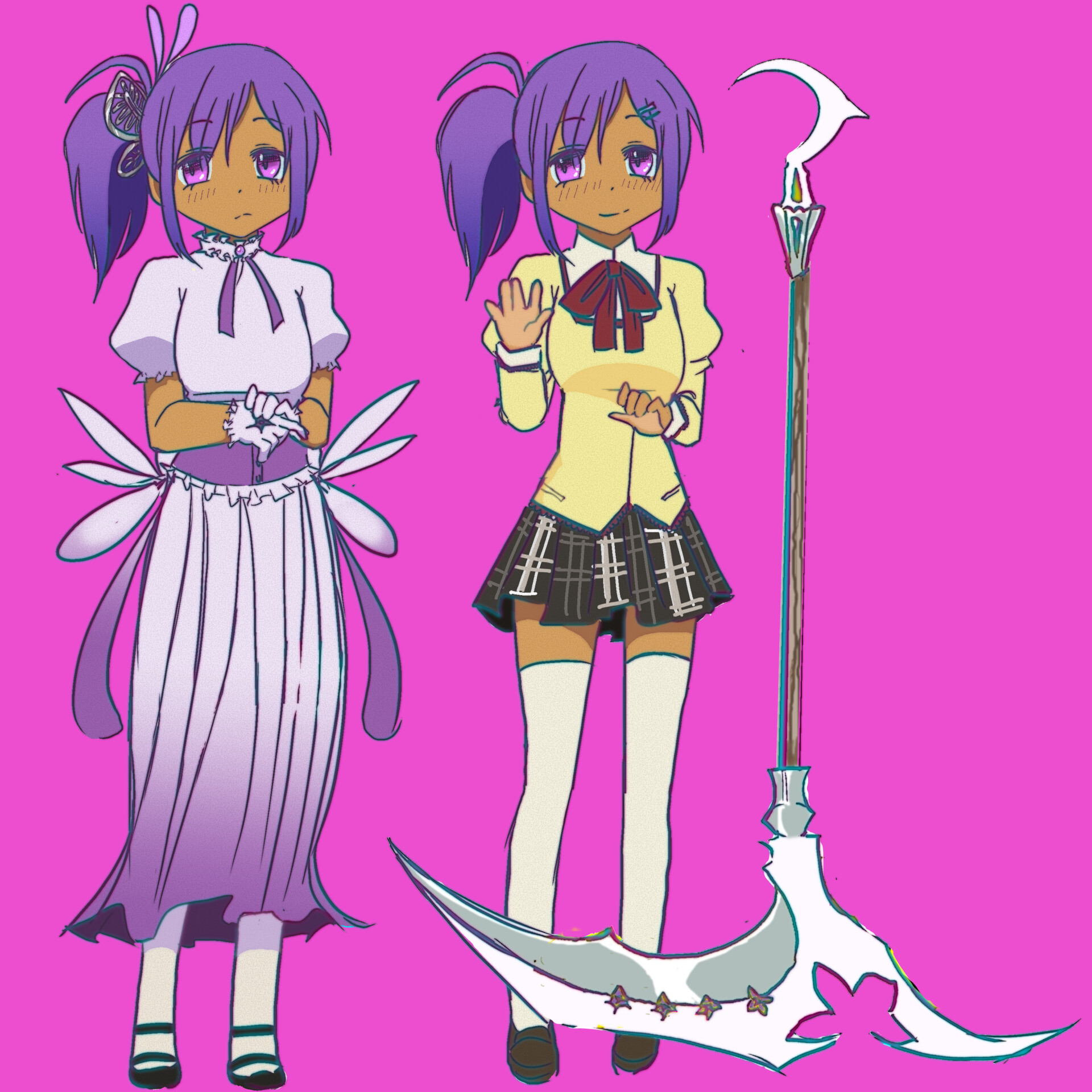 ArtStation - Magical Girl Concept Art (Madoka Magica)