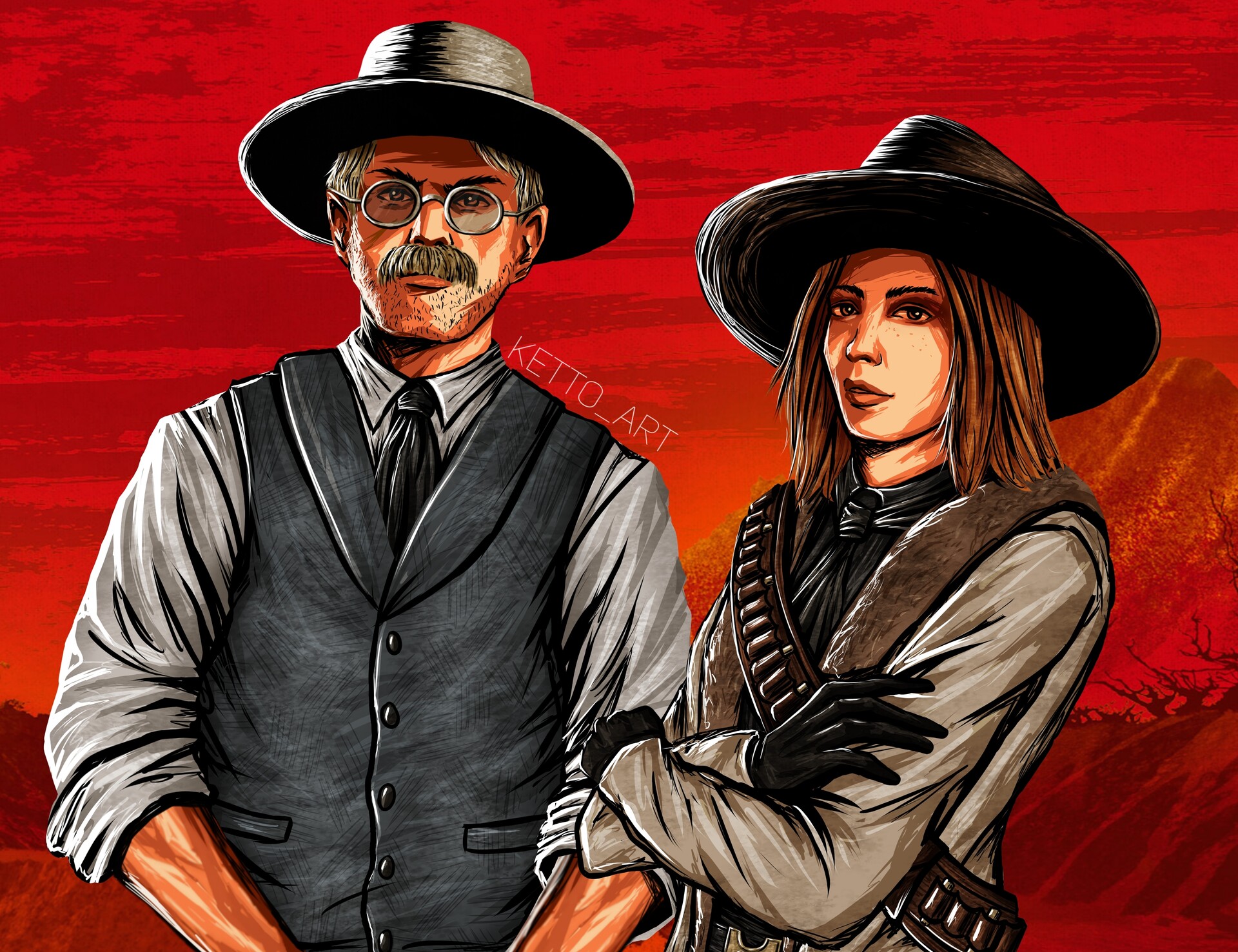 ArtStation - Red Dead Redemption Character Commission