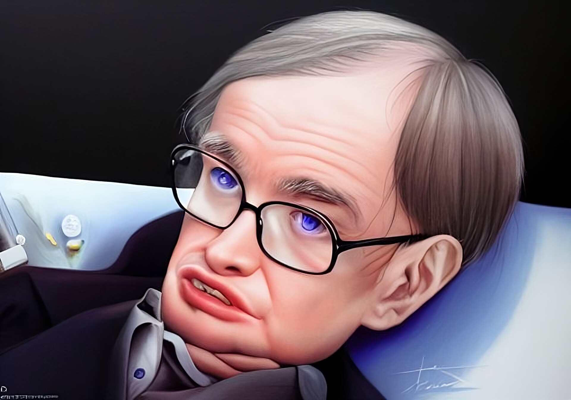 ArtStation - Stephen Hawking