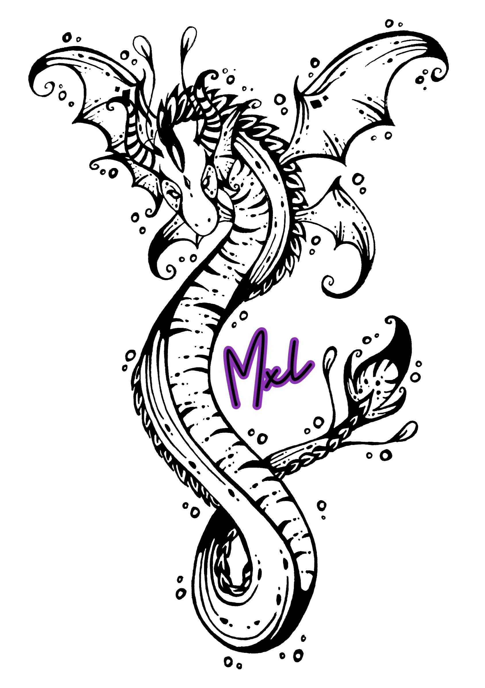 ArtStation - Snake dragon (or Snagon)