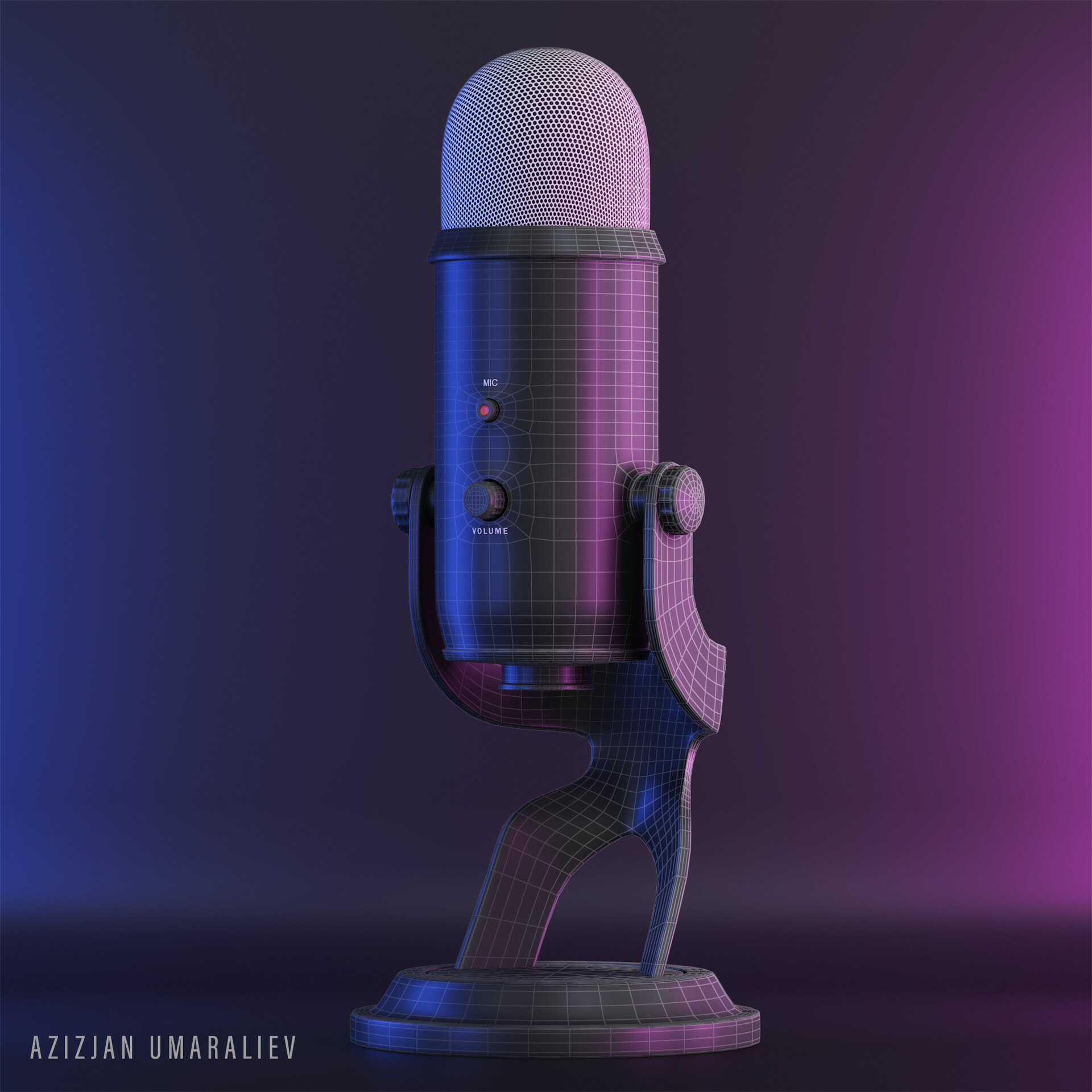 ArtStation - Blue Microphone