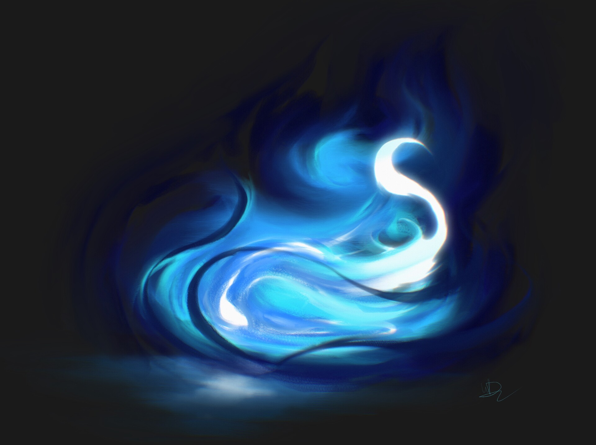 ArtStation - VFX - BLUE FLAME