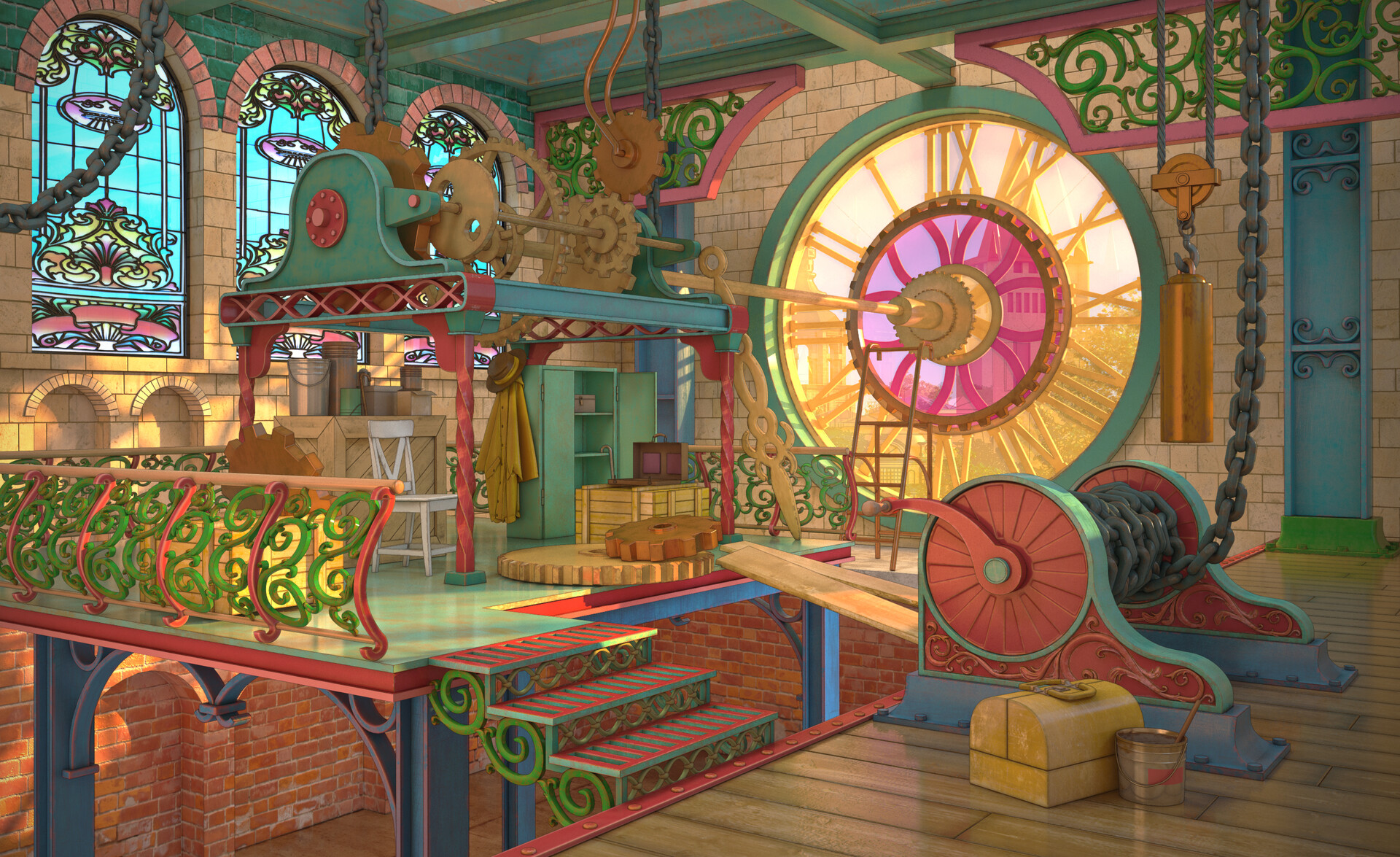 ArtStation - Clock tower