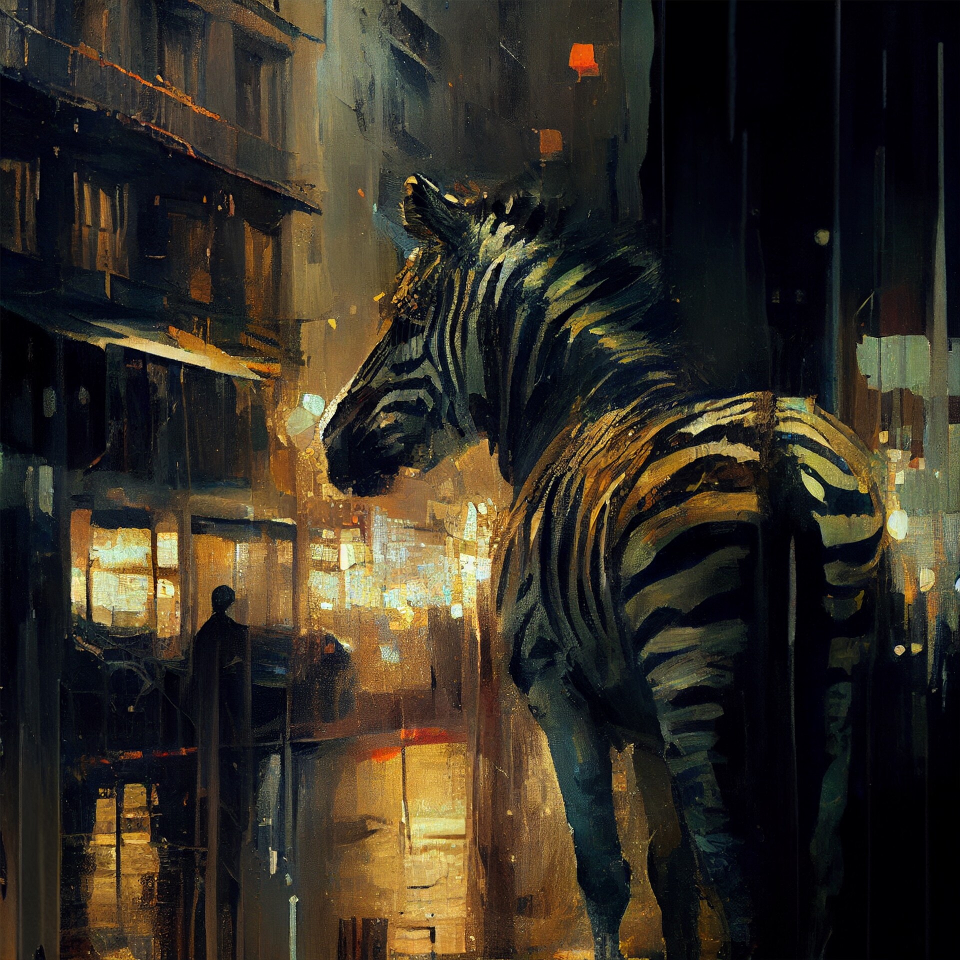 ArtStation - Zebra In the City