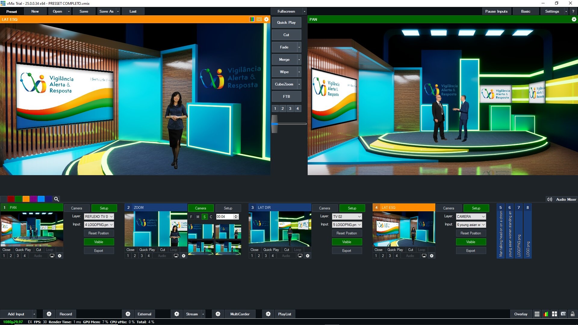ArtStation - VIRTUAL SET FOR VMIX