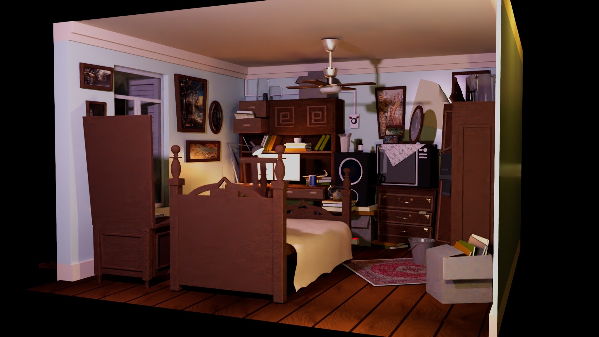 ArtStation - 3d room environment