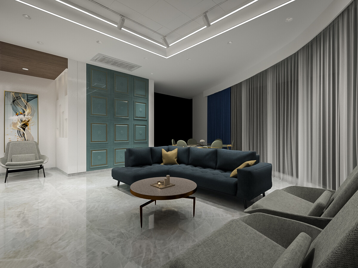 Hitesh Panchal - Living Area