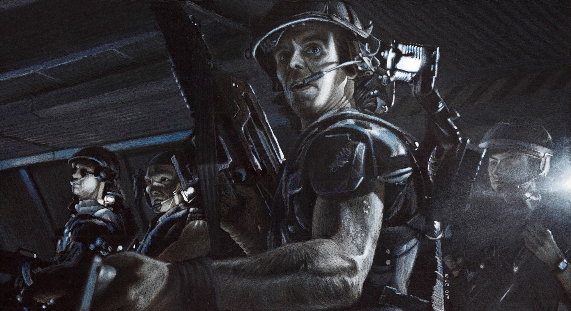 ArtStation - E10's Portraits - Aliens