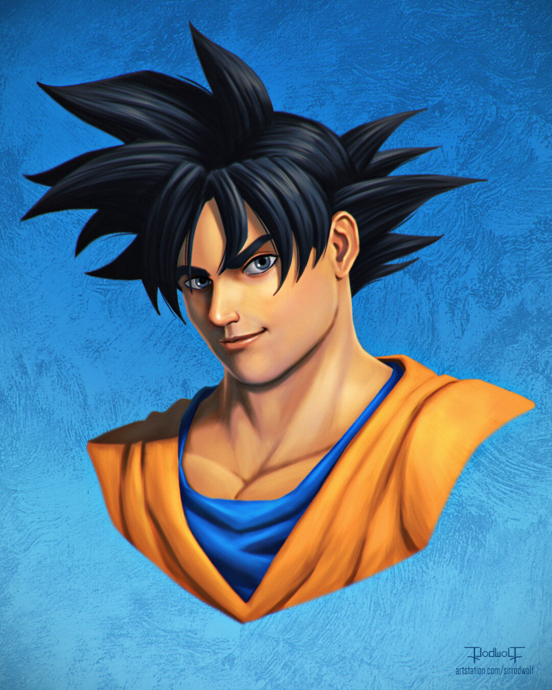 ArtStation - Son Goku Portrait