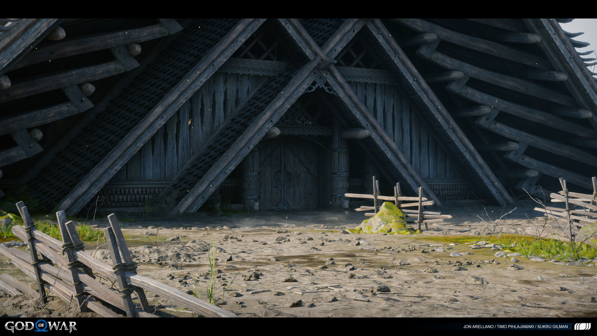 Jon Arellano - God Of War Ragnarok - Asgard Courtyard