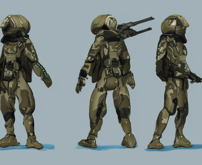 ArtStation - Sci Fi Military Concept Art Previews: December 2022