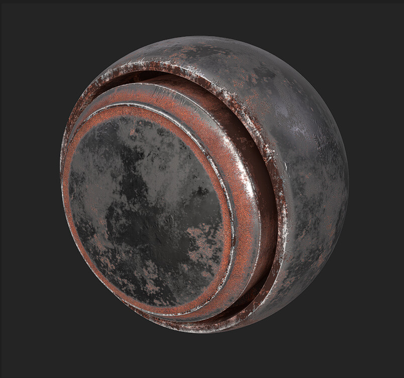ArtStation - Rust Texture┃Practice
