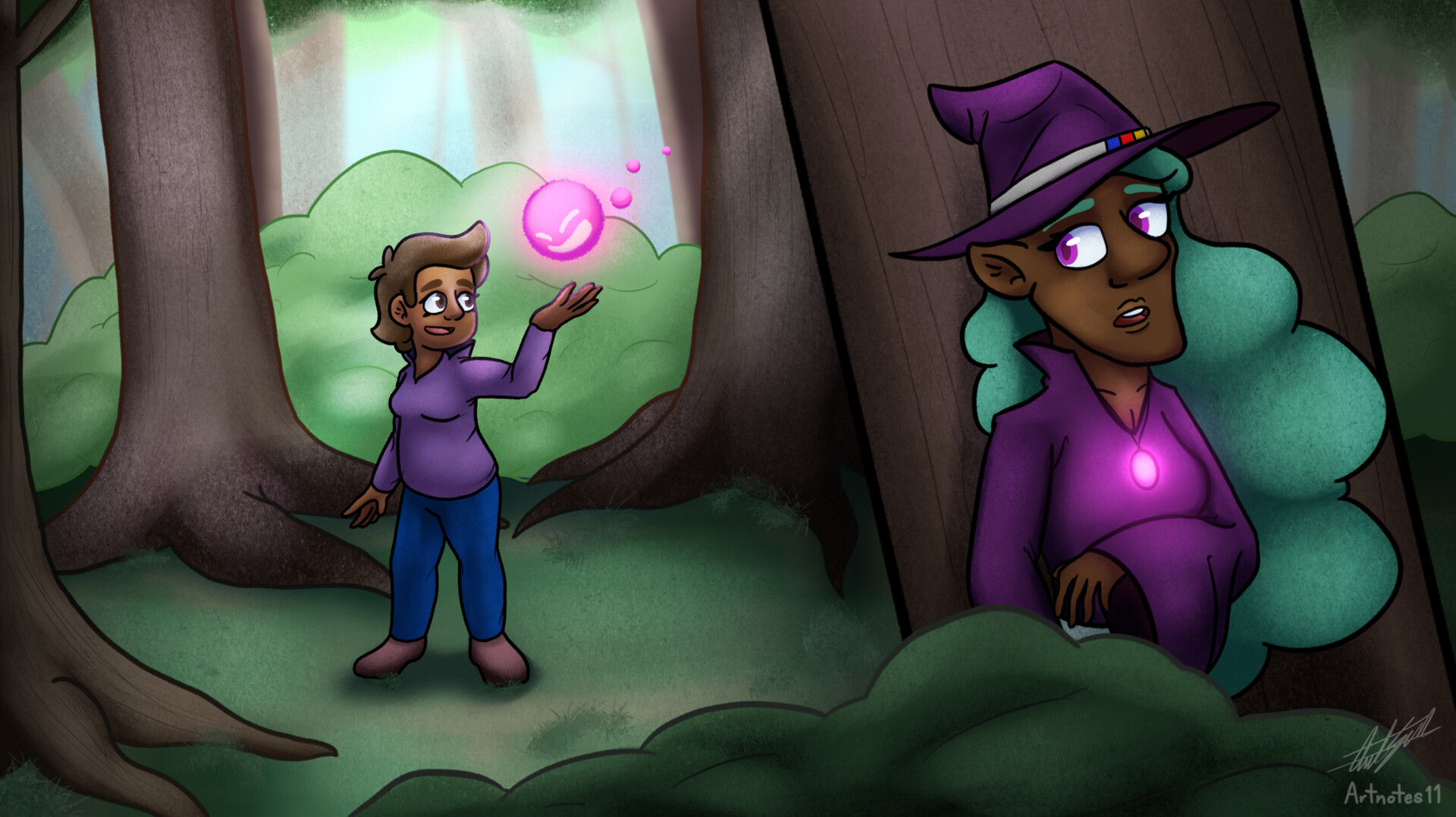 ArtStation - Magic Hue Character Spotlights