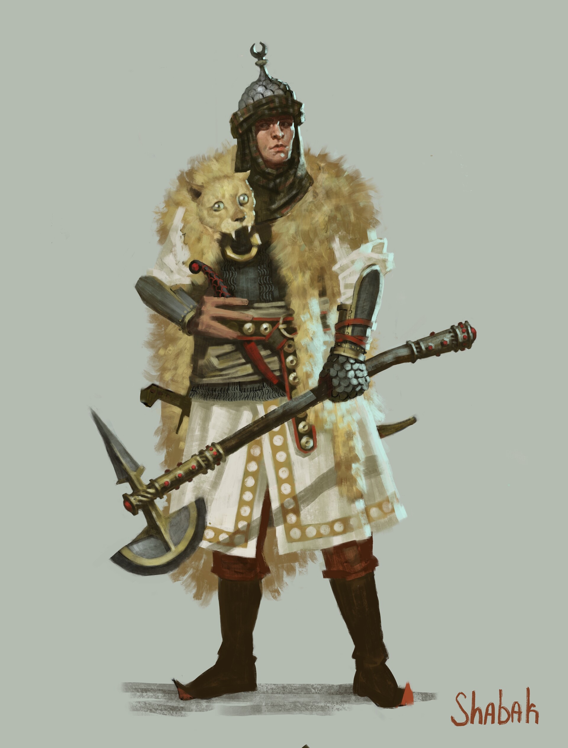 ArtStation - Eastern warrior