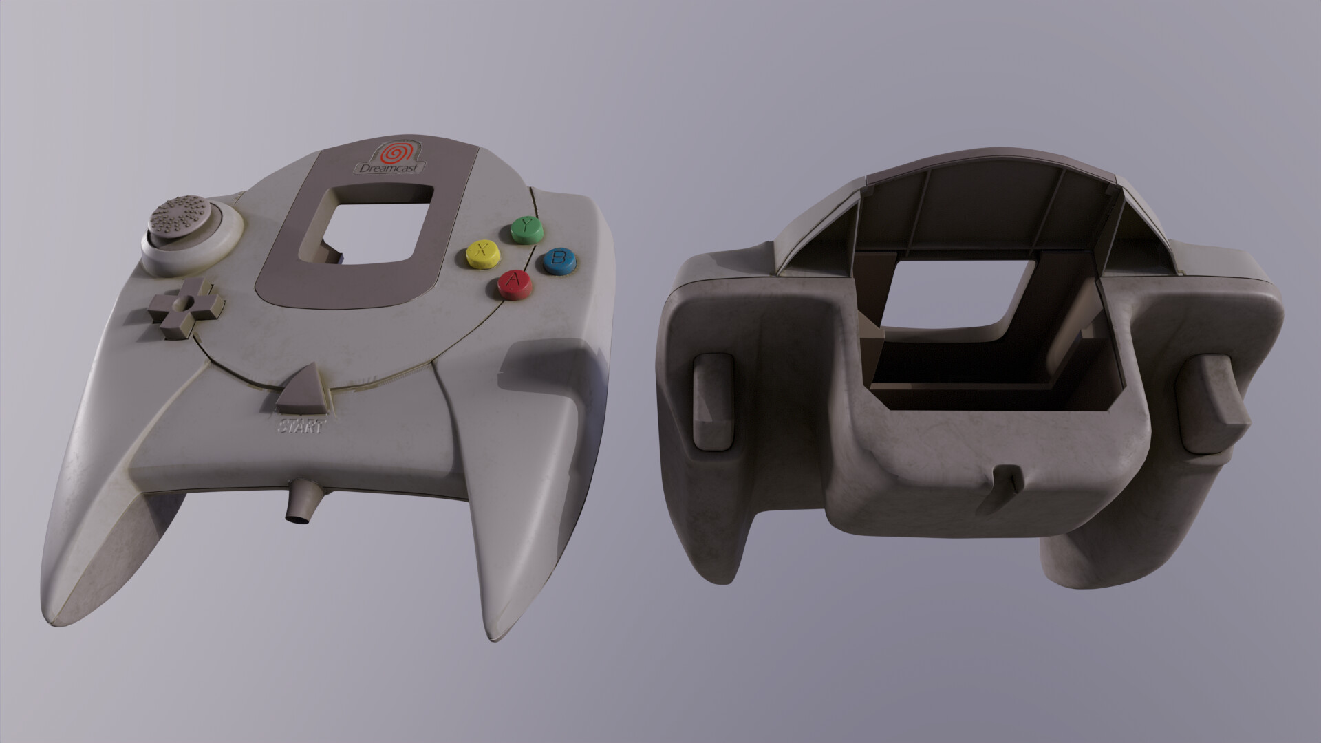 ArtStation - 3D Dreamcast Controller
