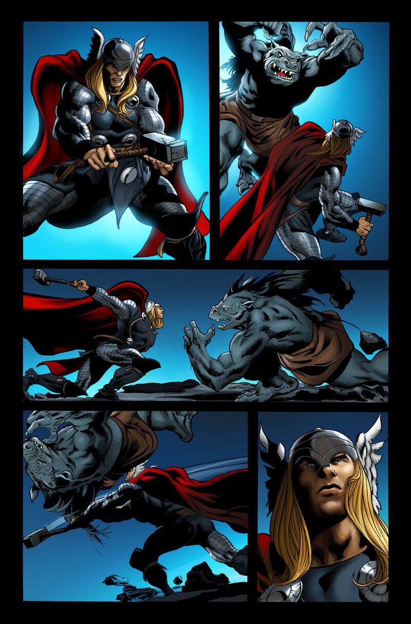 ArtStation - Thor Annual pg 37