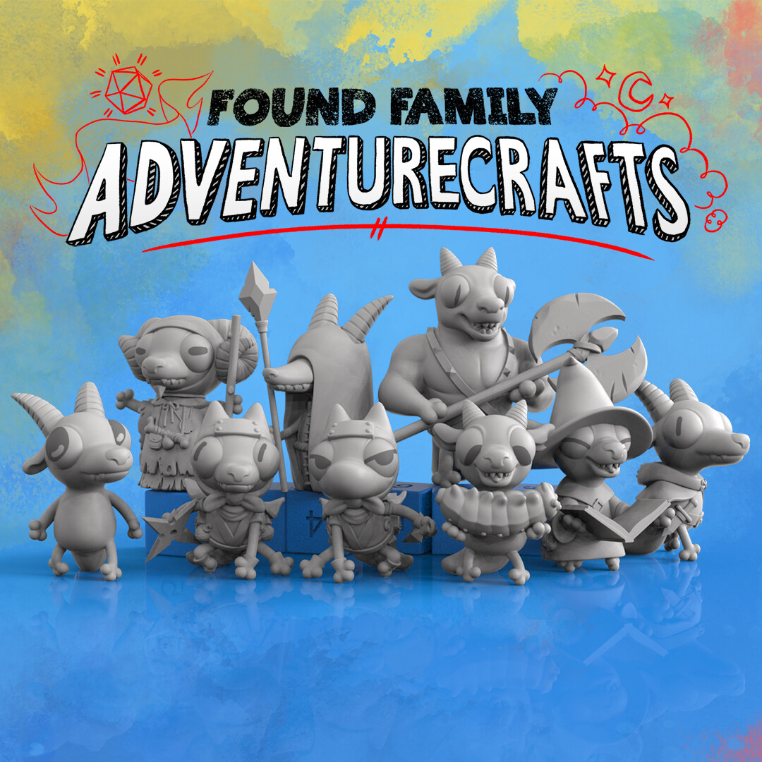Kelsey Canaga - Kobold Miniature Series - Found Family Adventurecrafts