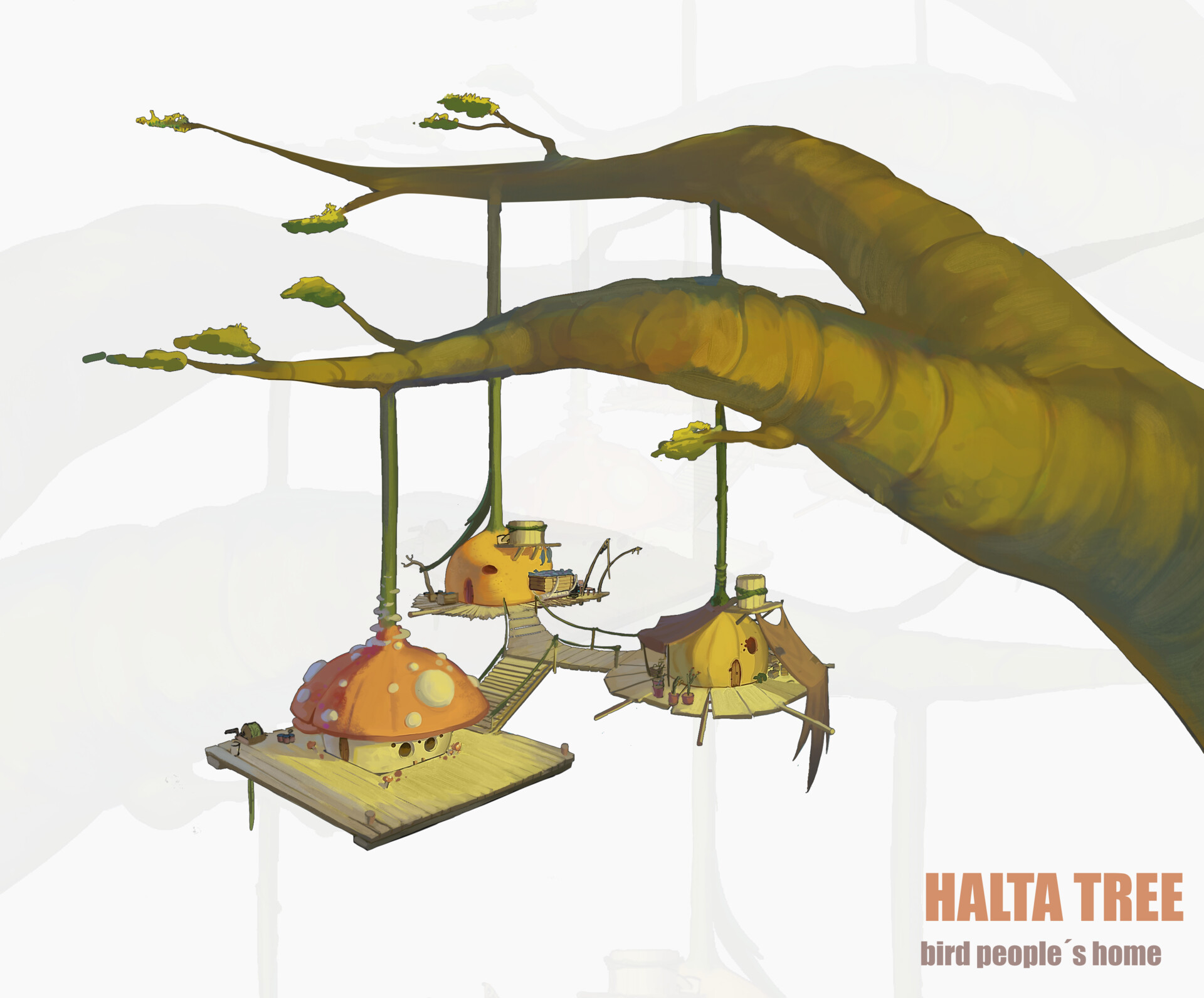 ArtStation - [HALTA TREE] Enviroment Concept Art