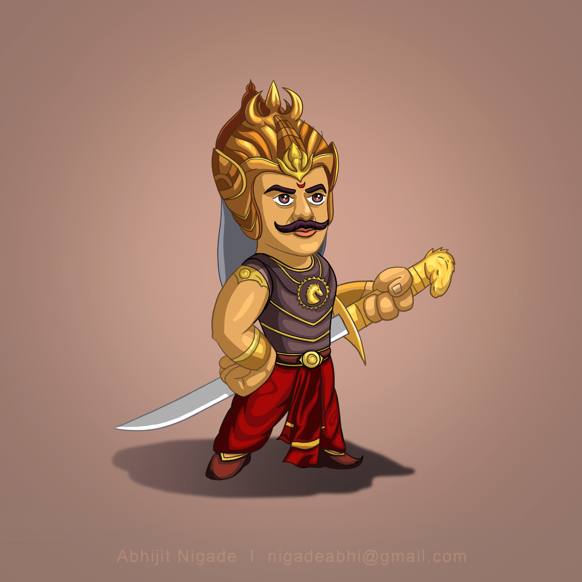 ArtStation - Bahubali Character design