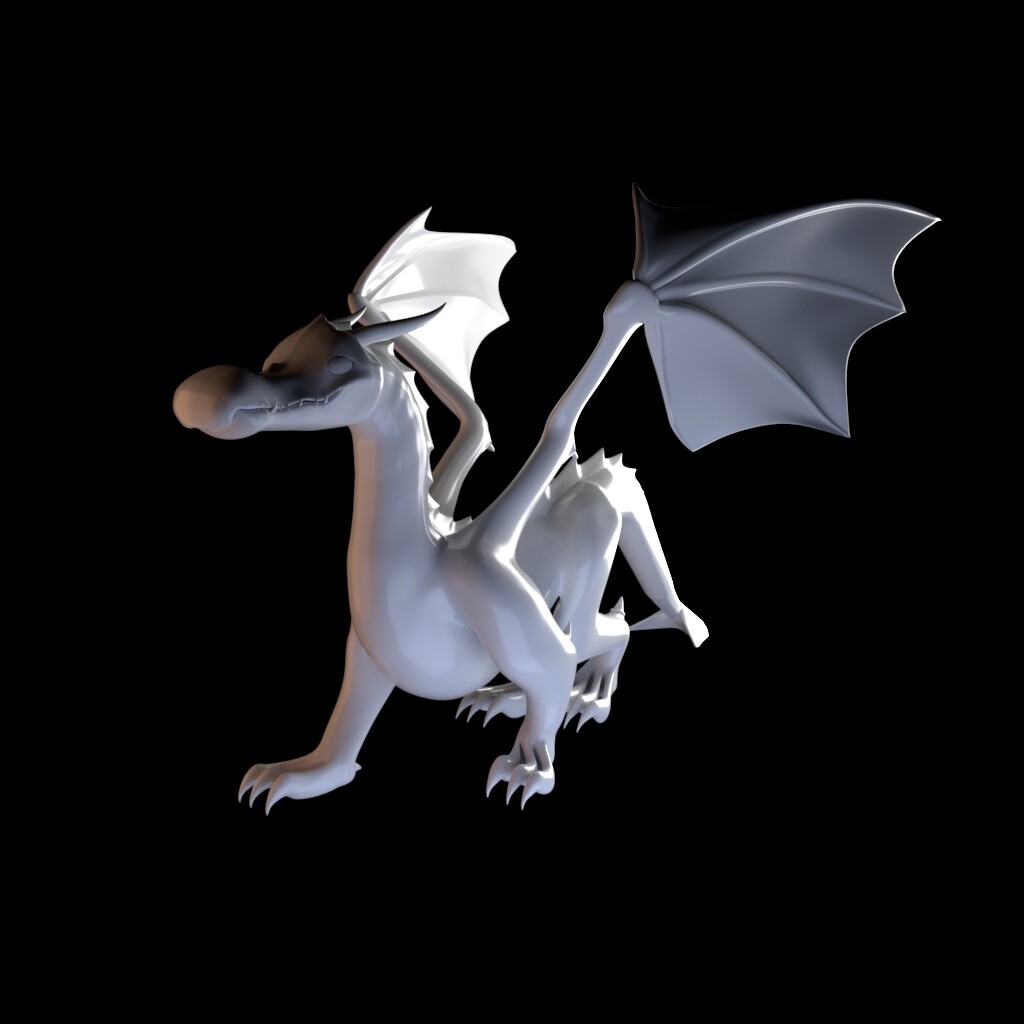 ArtStation - DRAGON 3d Model