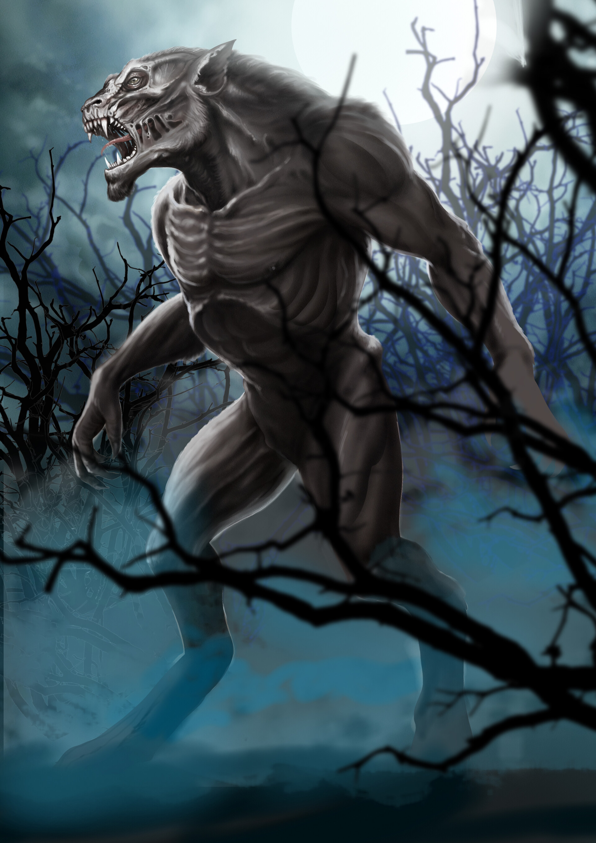 ArtStation - Moon creature