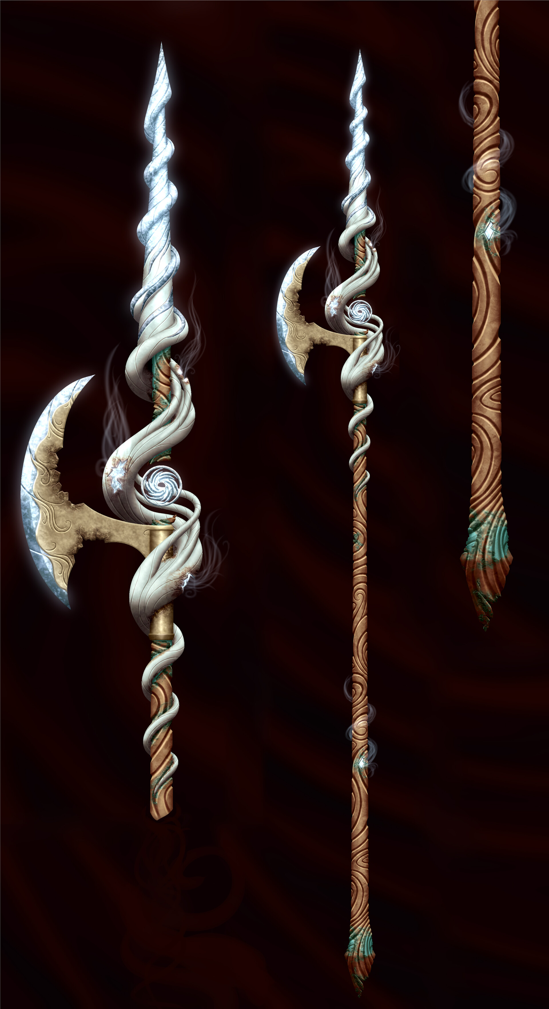 ArtStation - Damaged Gale Glaive