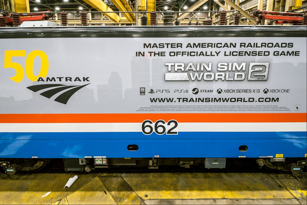 Victoria Ar - Amtrak 50th Anniversary Livery Design