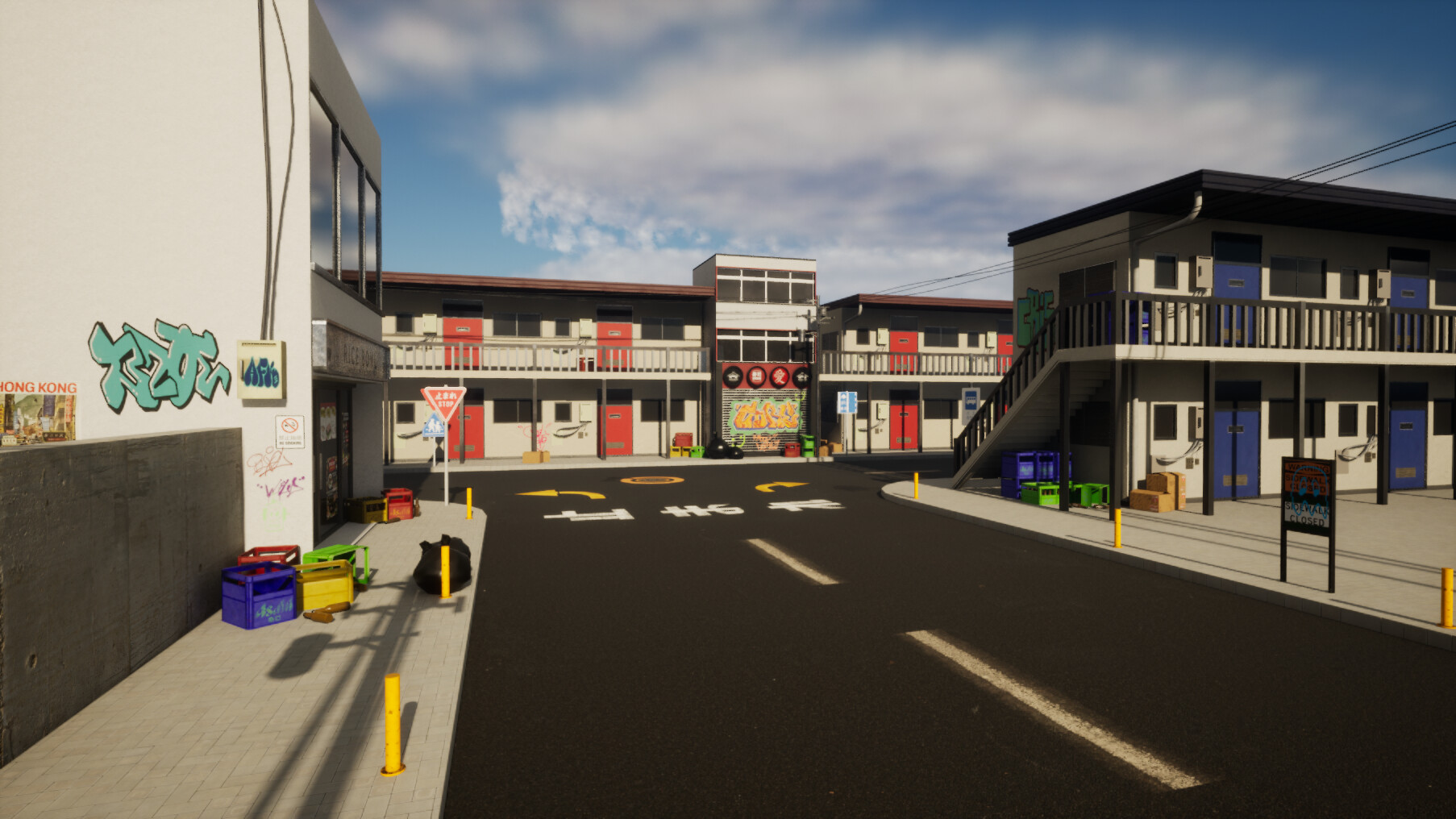 ArtStation - Japanese Street